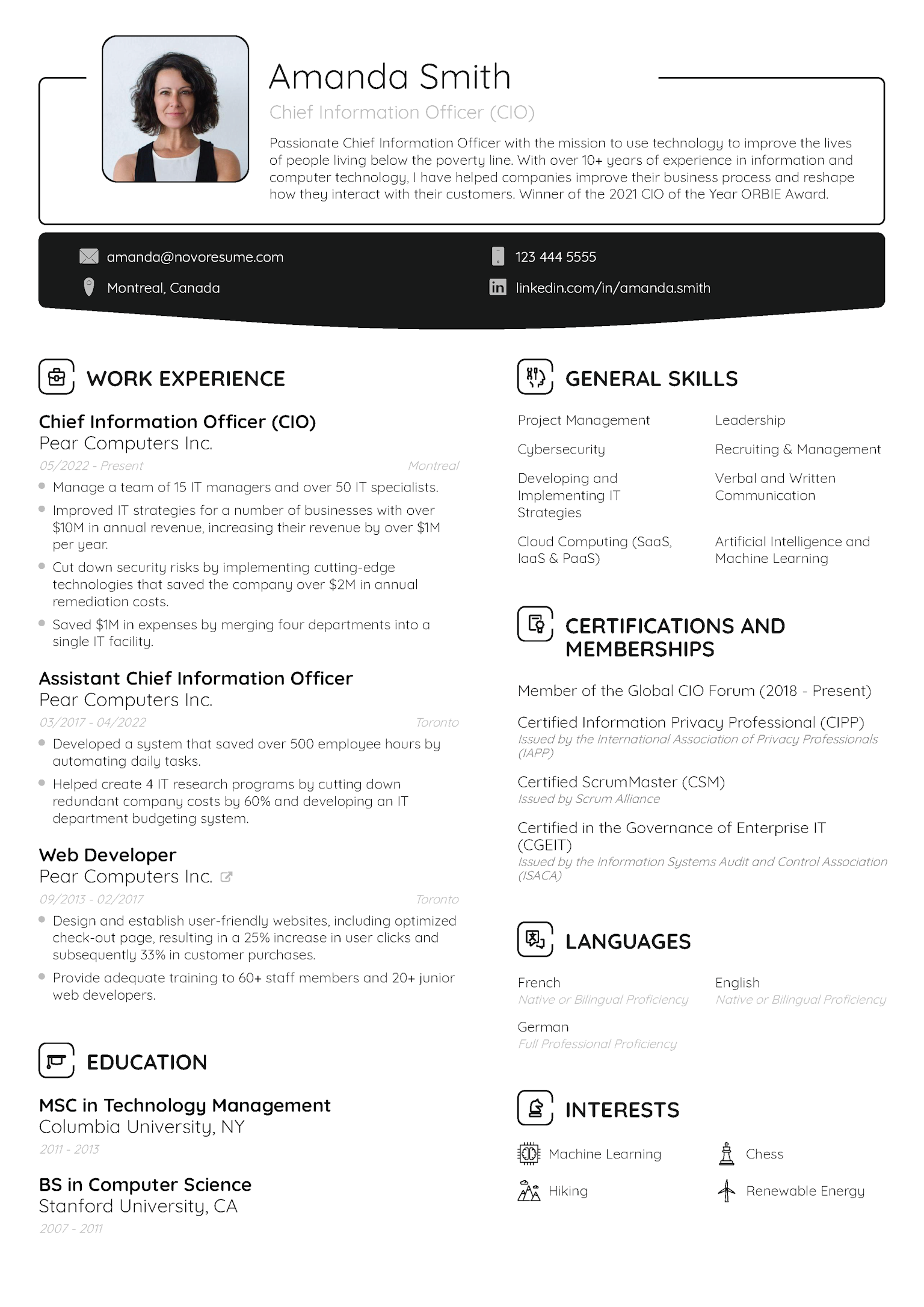 16+ Free Resume Templates [Download and Print]