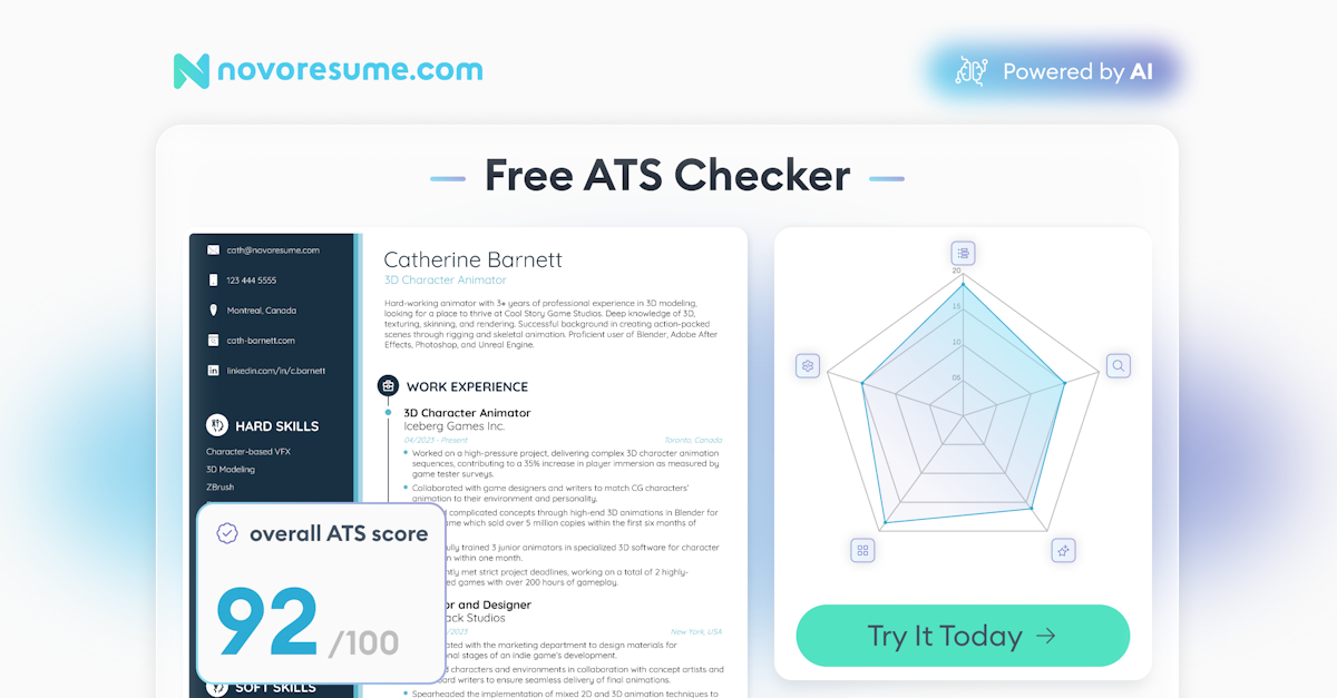 Free ATS Resume Checker & Scanner for 2025 | Novorésumé